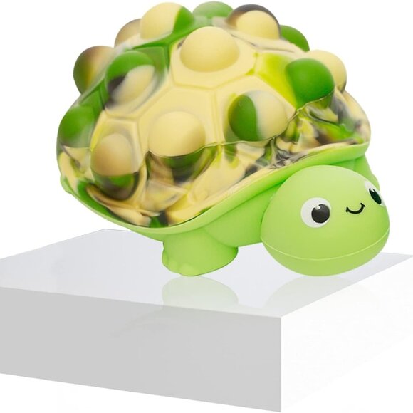 Other | Pop Fidget Toys 3d Silicone Turtle Push Bubbles Sensory Toy Pop ...